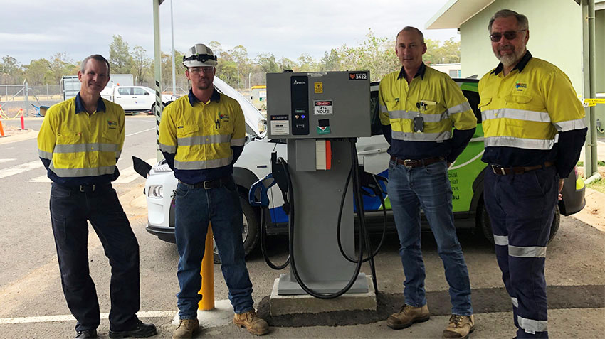 CS Energy turns the switch on electric vehicle fast charger | CS Energy