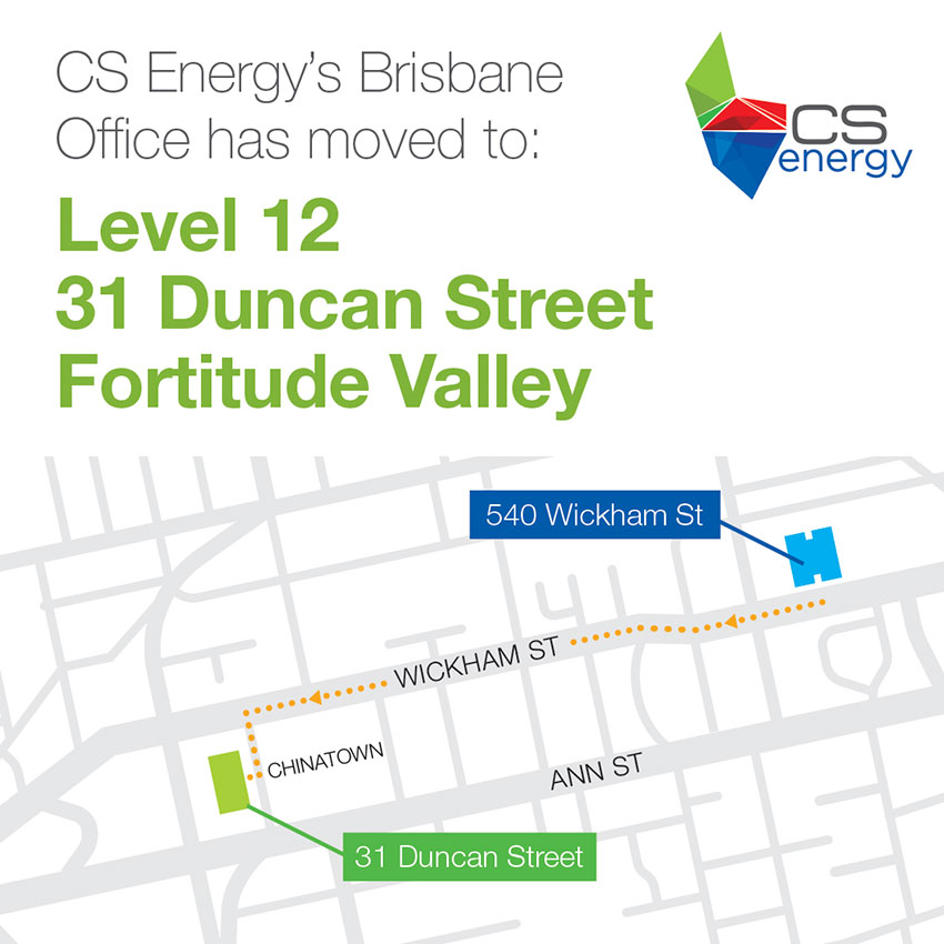 Brisbane Office relocation | CS Energy